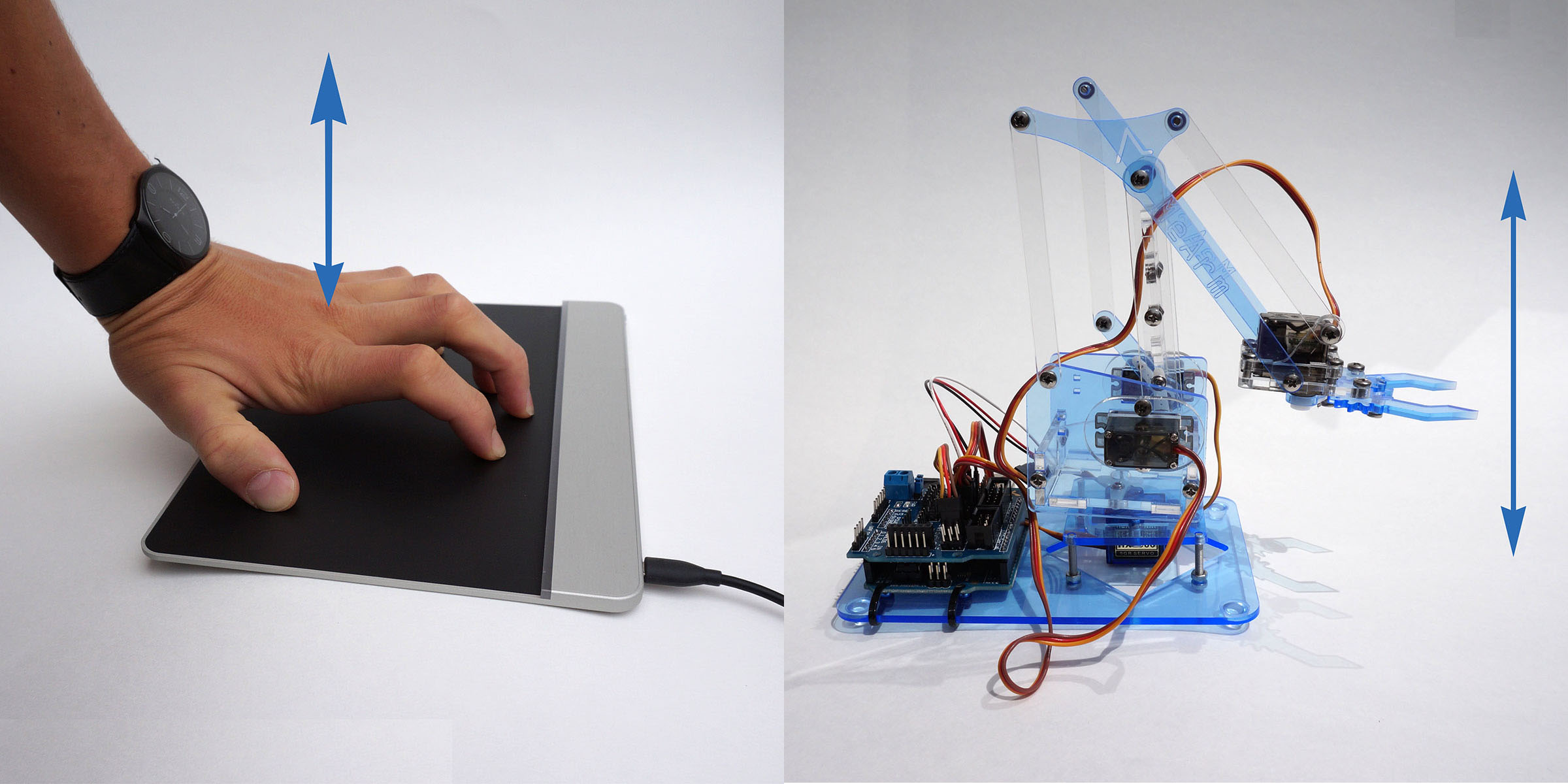 GitHub - raykamp/GestureControlledRobotArm: Using hand gestures on a ...